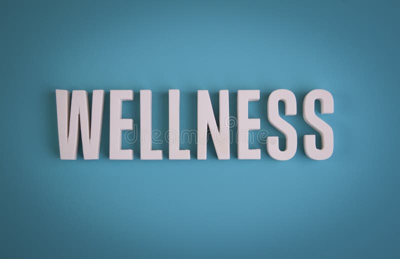 Wellness Sign Board on Rock Stock Photo - Image of healthcare, hope ...