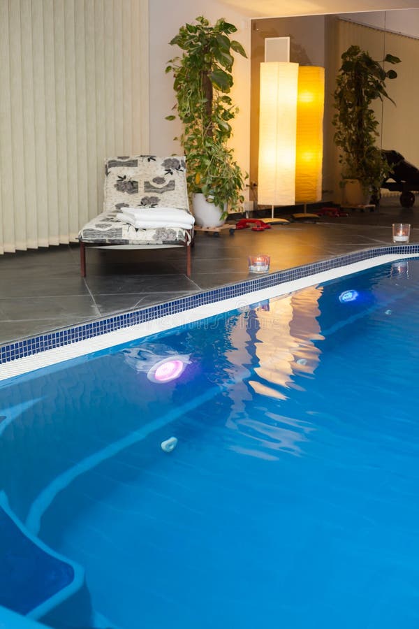 Wellness and Spa Swimming Pool Stock Image - Image of room, resort ...