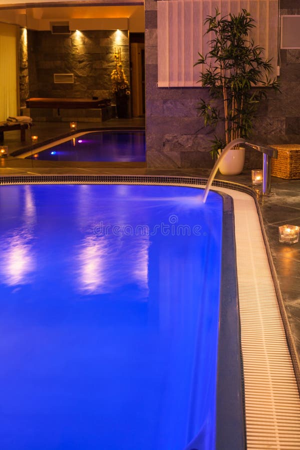 Wellness and Spa Swimming Pool Stock Photo - Image of health, relax ...