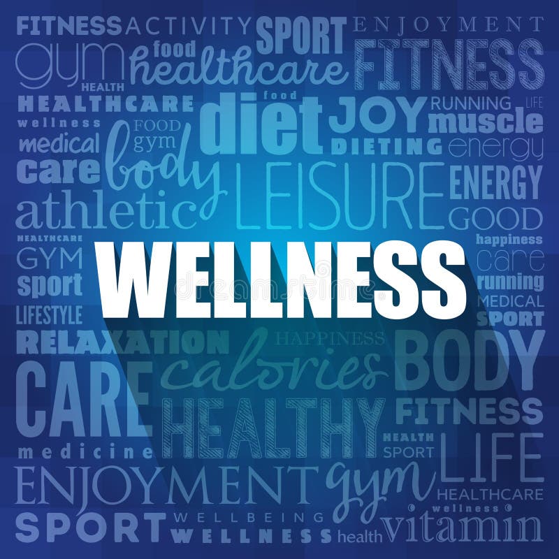 Wellness Word Cloud with Marker Stock Image - Image of cloud, dieting ...