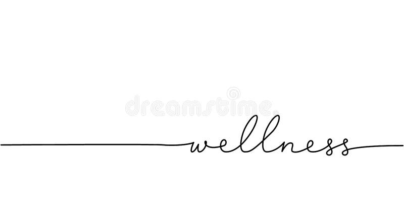 One Line Wellness Drawing Stock Illustrations – 750 One Line Wellness ...