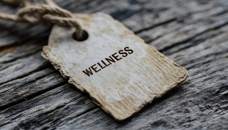 Wellness Word Written on a Looking Card Stock Photo - Image of ...