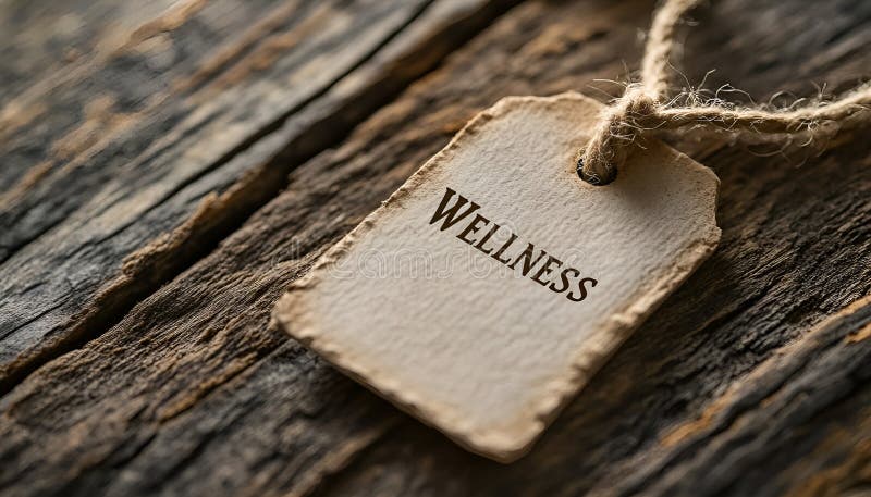 Wellness Word Written on a Looking Card Stock Photo - Image of ...
