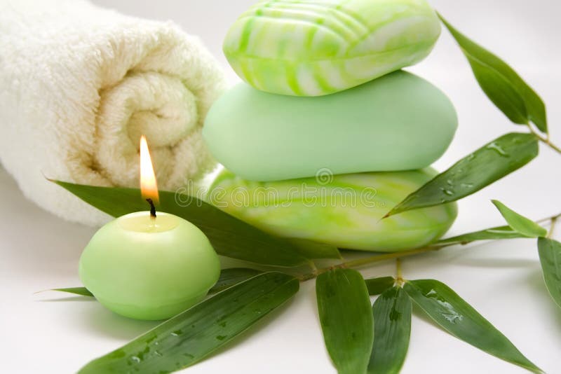 Zen Bath - Spa Retreat stock photo. Image of candle, health - 2260776