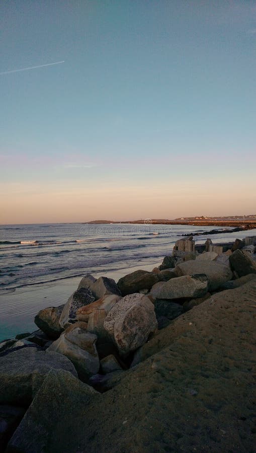 Wells Beach Norfolk stock image. Image of light, sunset - 151127847