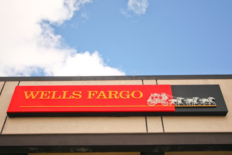 Wells Fargo editorial photography. Image of business - 24487227