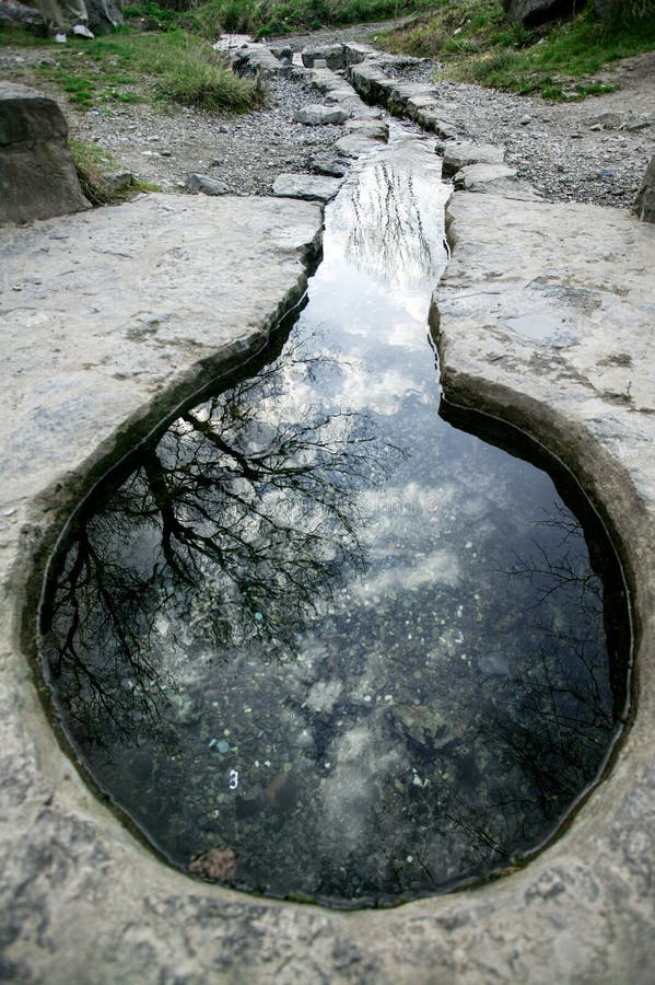 Wellspring stock photo. Image of stone, fountain, season - 50095254