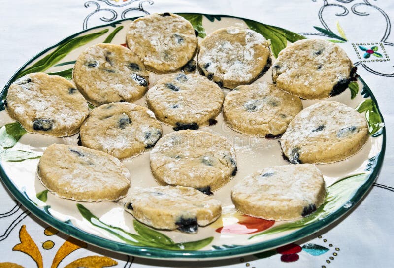 Welsh cakes ready to cook stock image. Image of butter - 28183285