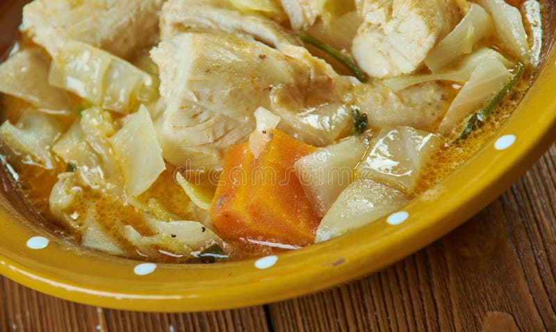 Welsh Chicken stock image. Image of cabbage, leeks, classical - 87601855