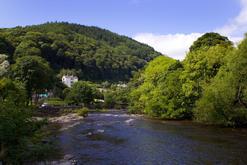 Welsh Countryside stock image. Image of hill, view, scenic - 36582451
