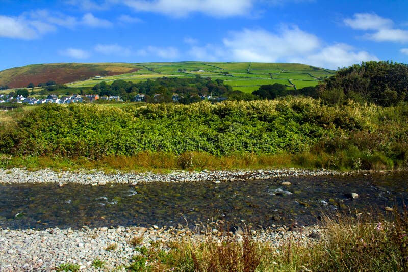 Welsh Countryside stock image. Image of river, walk, country - 31690901