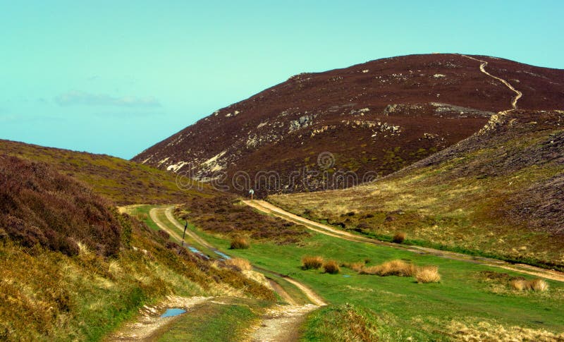 Welsh Countryside stock photo. Image of landscape, mountain - 54811410