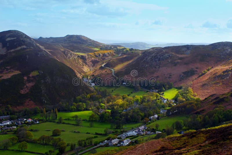 Welsh Countryside stock photo. Image of landscape, mountain - 54811410