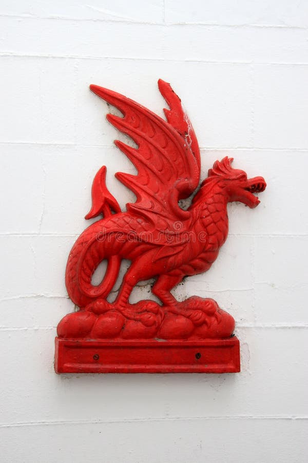 Welsh Dragon stock image. Image of decoration, dragon - 6104907