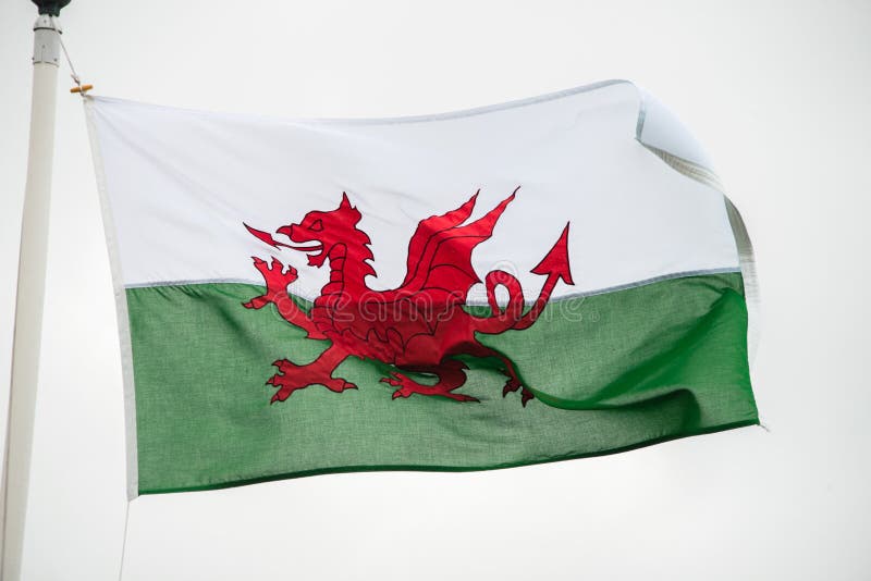 Welsh flag stock photo. Image of cymru, culture, heraldry - 58995396
