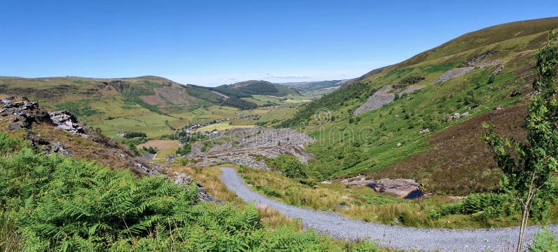 Welsh Mountains Landscape stock image. Image of green - 251480955