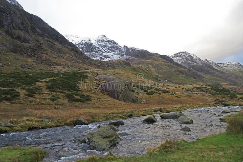 Welsh Mountains Near Llanberis Stock Image - Image of wales, mountains ...