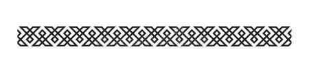 Welsh Pattern Border Design. Vector Illustration Decorative Design ...