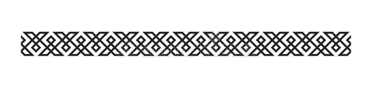 Welsh Pattern Border Design. Vector Illustration Decorative Design ...