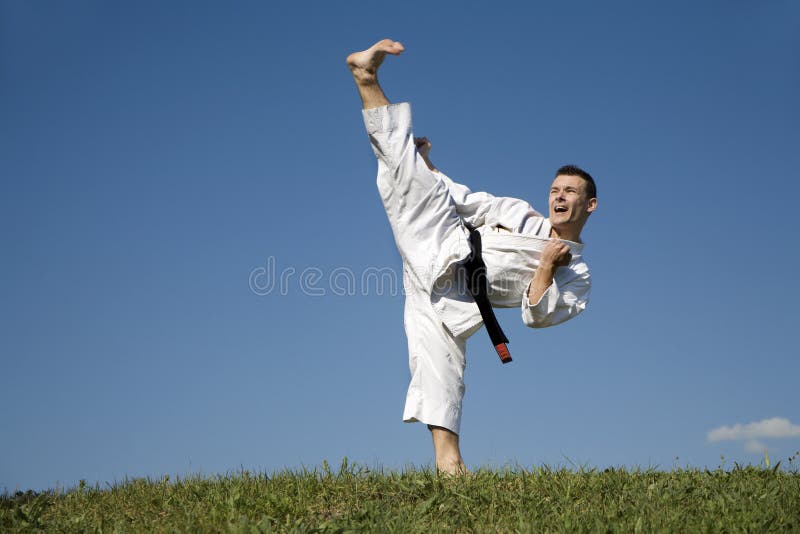 Weltmeister Von Karate - Kata Stockbild - Bild von leistung, konflikt ...