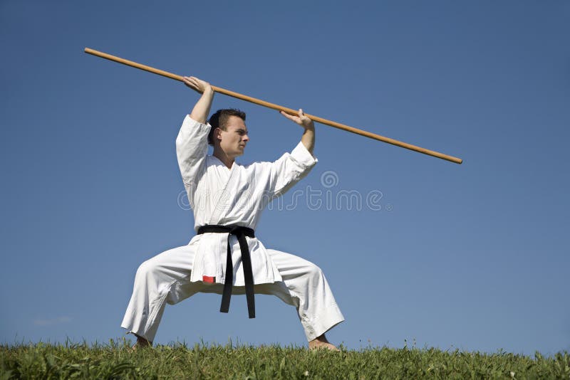 Weltmeister Von Karate - Kata Stockfoto - Bild von konflikt, leistung ...