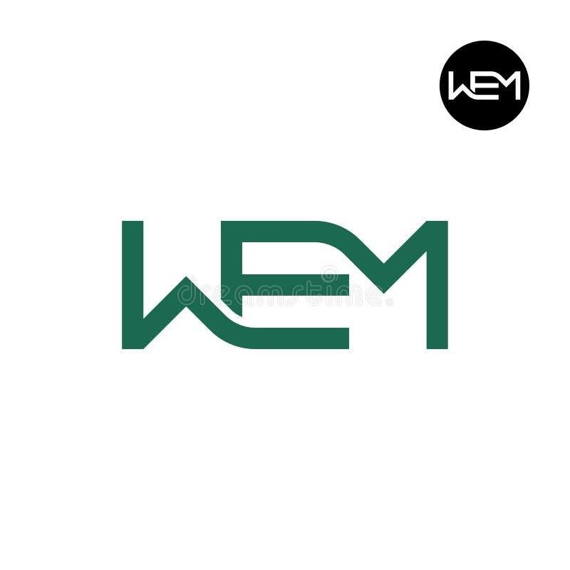 Wem Monogram Stock Illustrations – 16 Wem Monogram Stock Illustrations ...