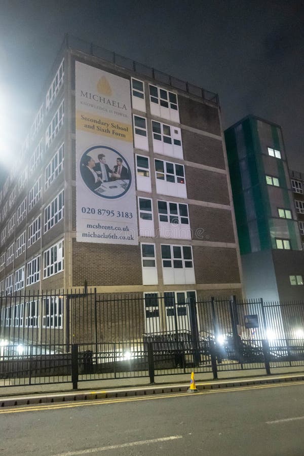 WEMBLEY, LONDON - 24 March 2024: Michaela Community School in Wembley ...