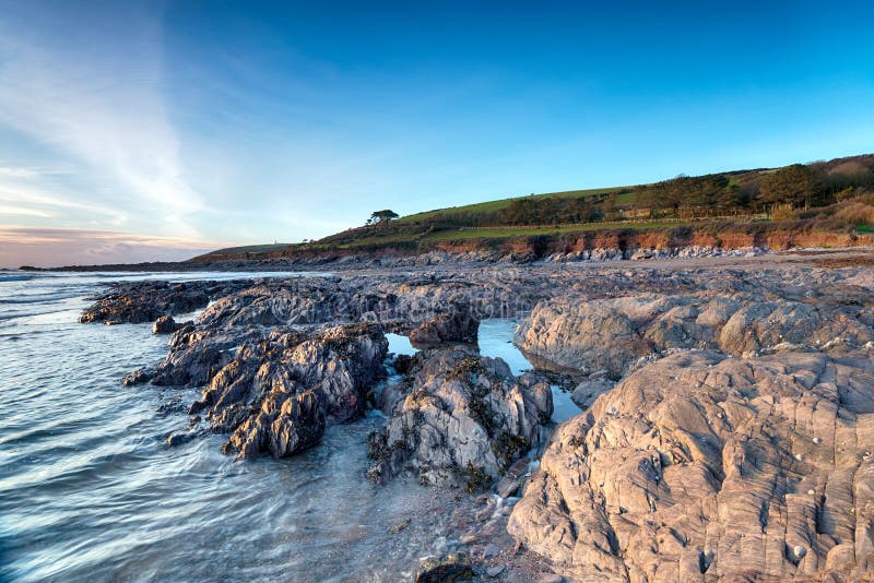 Wembury Beach Storm Ciara, Devon Uk Stock Photo - Image of storms ...