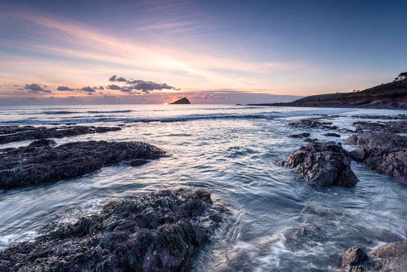 Wembury Beach Storm Ciara, Devon Uk Stock Photo - Image of storms ...