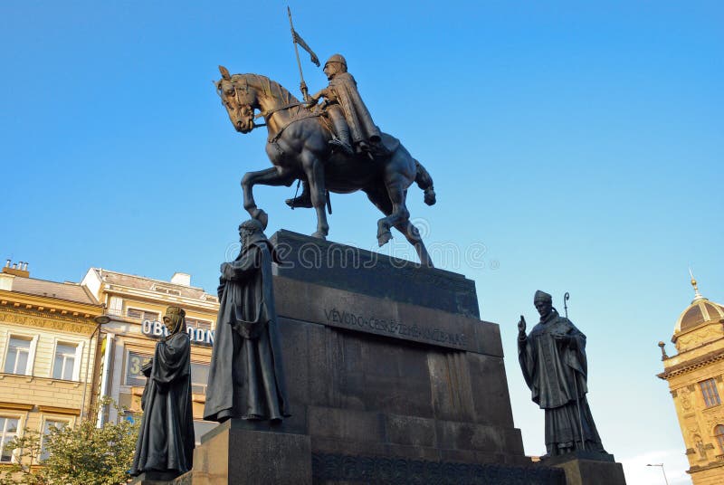Monument To St. Wenceslas - Equestrian Statue of the Czech Prince ...