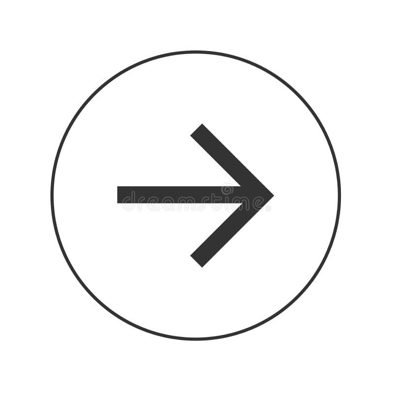 Arrow web icon stock illustration. Illustration of isolated - 112407730