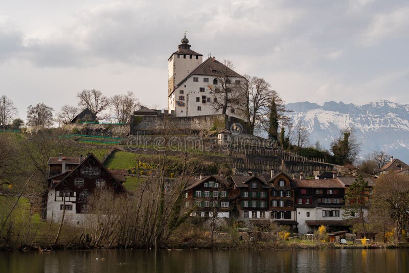 Werdenberg Castle in Buchs in Switzerland Editorial Image - Image of ...