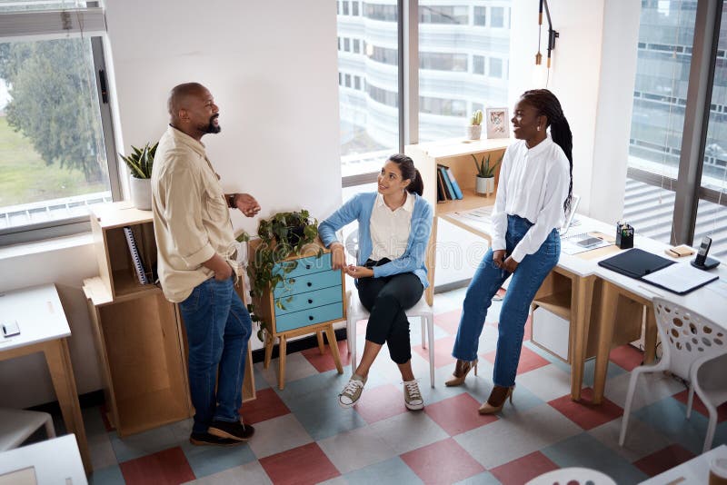 Were Going To Do Great Things. a Group of Businesspeople Having a ...