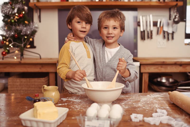 Were Gonna Own a Bakery One Day. Two Young Brothers Baking in the ...