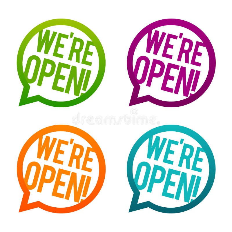 Were Open Round Buttons on White Background Stock Illustration ...