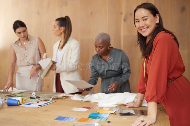 Were the Perfect Team for the Job. a Group of Female Designers Working ...