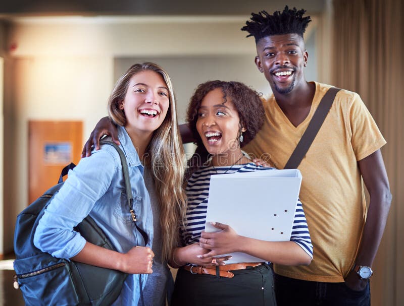 Were Securing Our Future through Our Studies. Portrait of a Group of ...