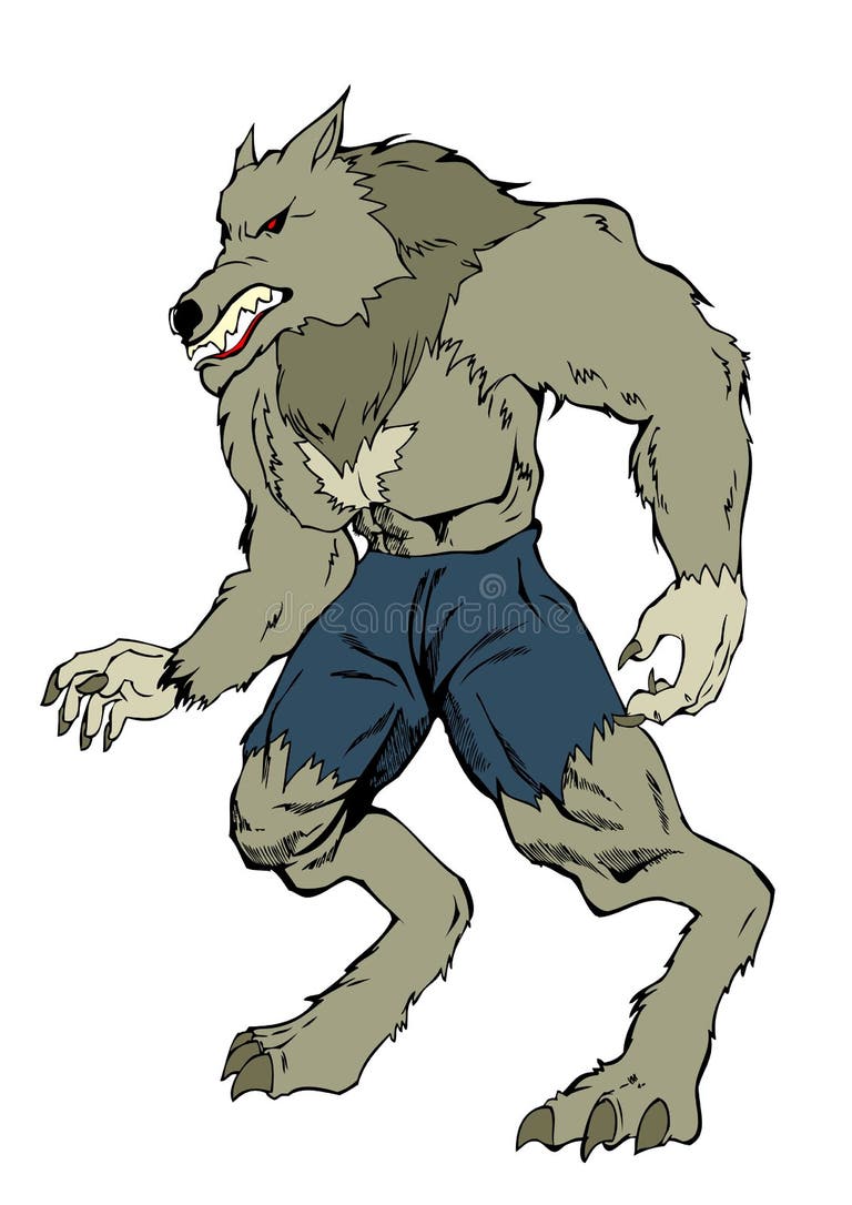 Scary Werewolf Mascot Stock Illustrations – 905 Scary Werewolf Mascot ...