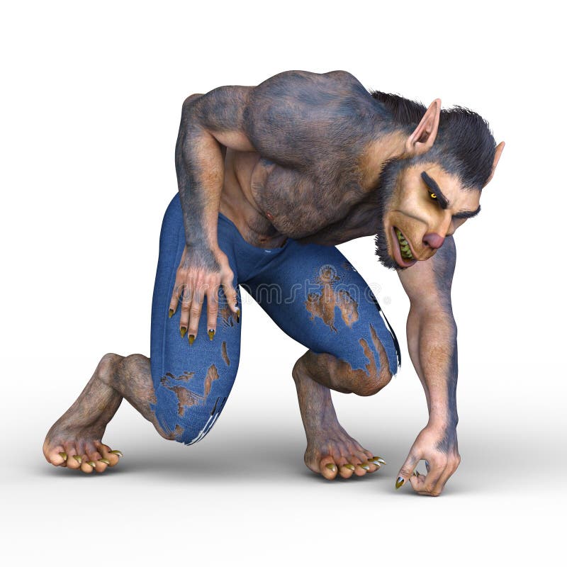 Werewolf Pose Stock Illustrations – 175 Werewolf Pose Stock ...