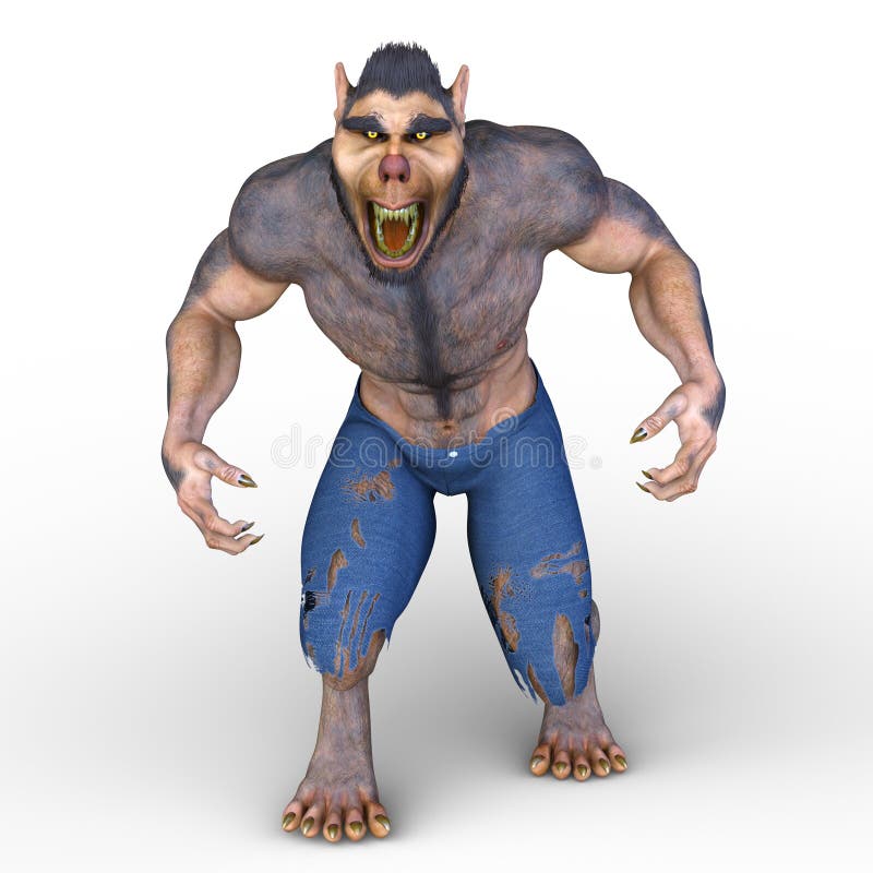 Werewolf Pose Stock Illustrations – 175 Werewolf Pose Stock ...