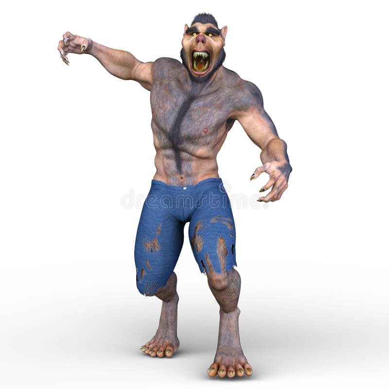 Werewolf Pose Stock Illustrations – 175 Werewolf Pose Stock ...