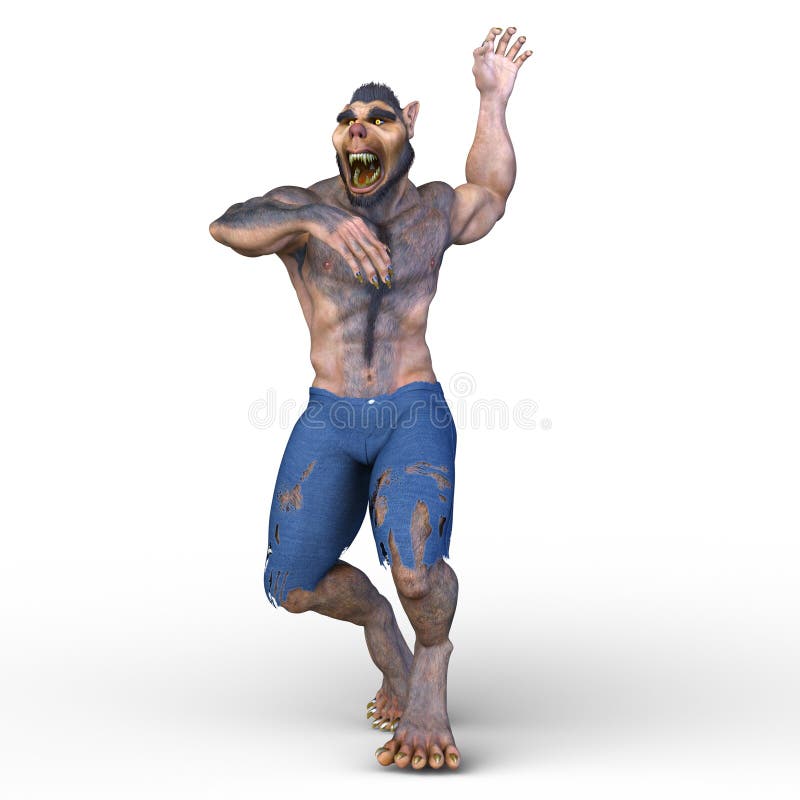 Werewolf Pose Stock Illustrations – 175 Werewolf Pose Stock ...