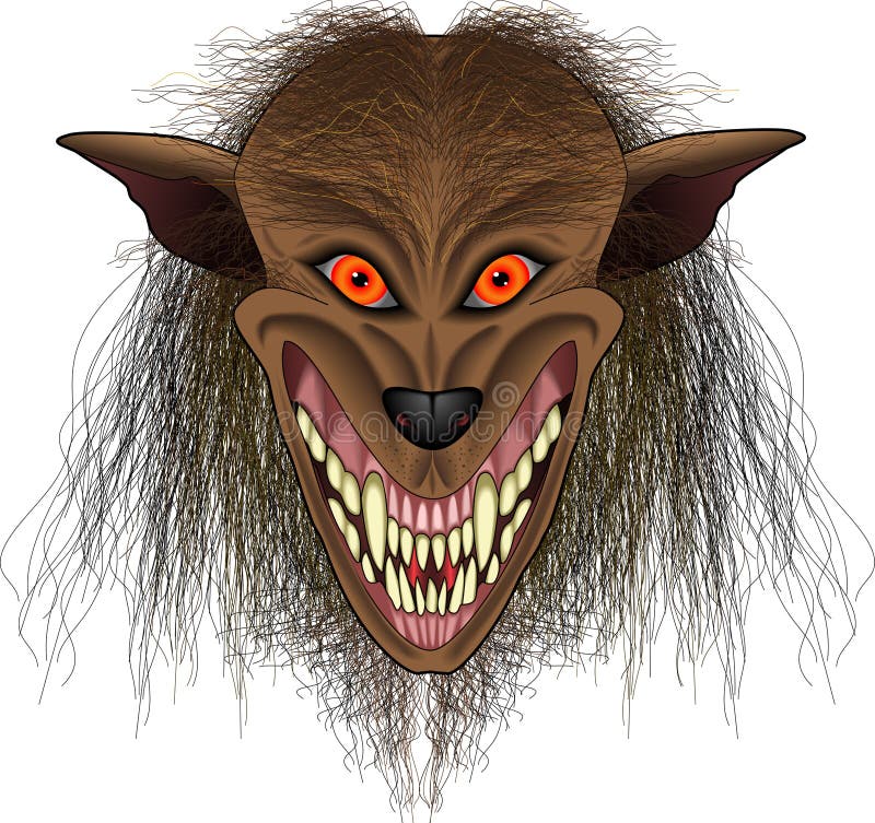 Werewolf_face stock vector. Illustration of holiday, halloween - 2953975