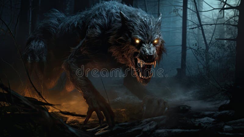 Futuristic Werewolf Stock Illustrations – 75 Futuristic Werewolf Stock ...