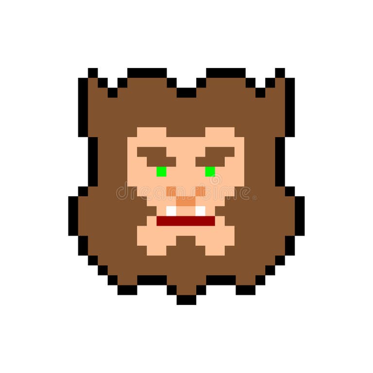 Pixel Werewolf Stock Illustrations – 64 Pixel Werewolf Stock ...