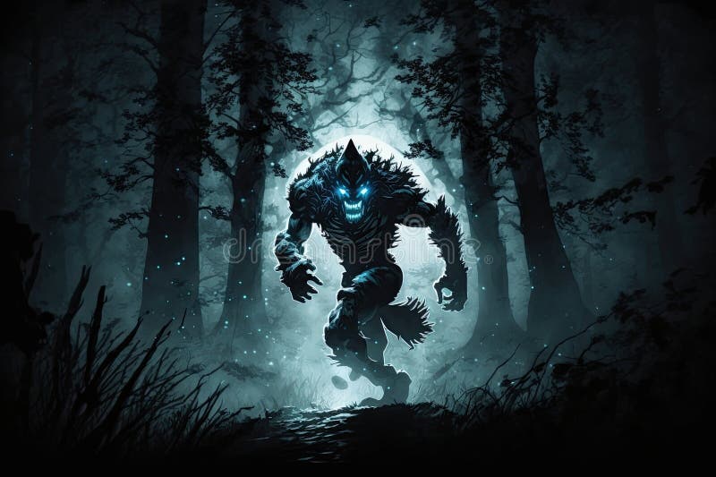 Running Werewolf Stock Illustrations – 129 Running Werewolf Stock ...