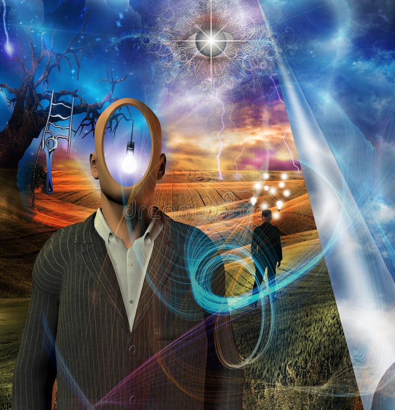 Realiteit Ontrafeld stock illustratie. Illustration of smelting - 44042701