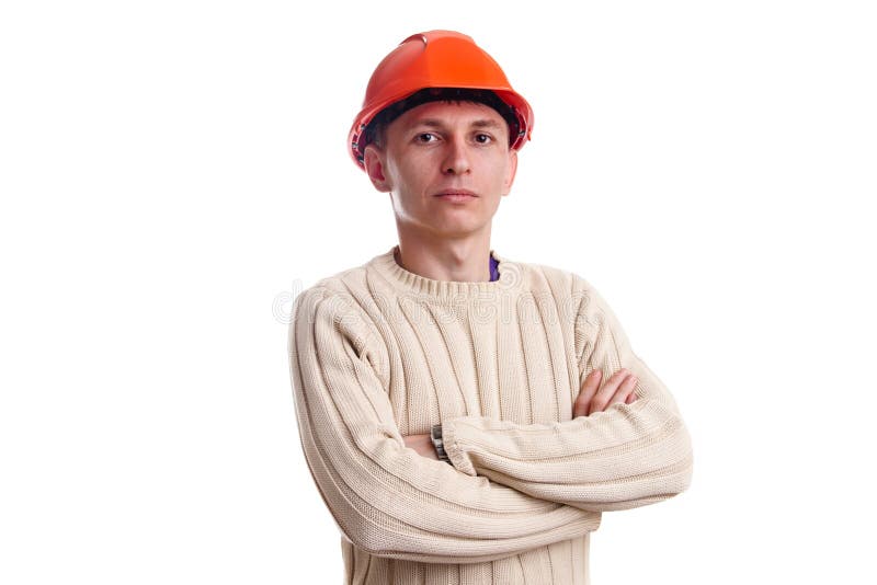 Werkman met boor stock afbeelding. Image of veiligheid - 23436819