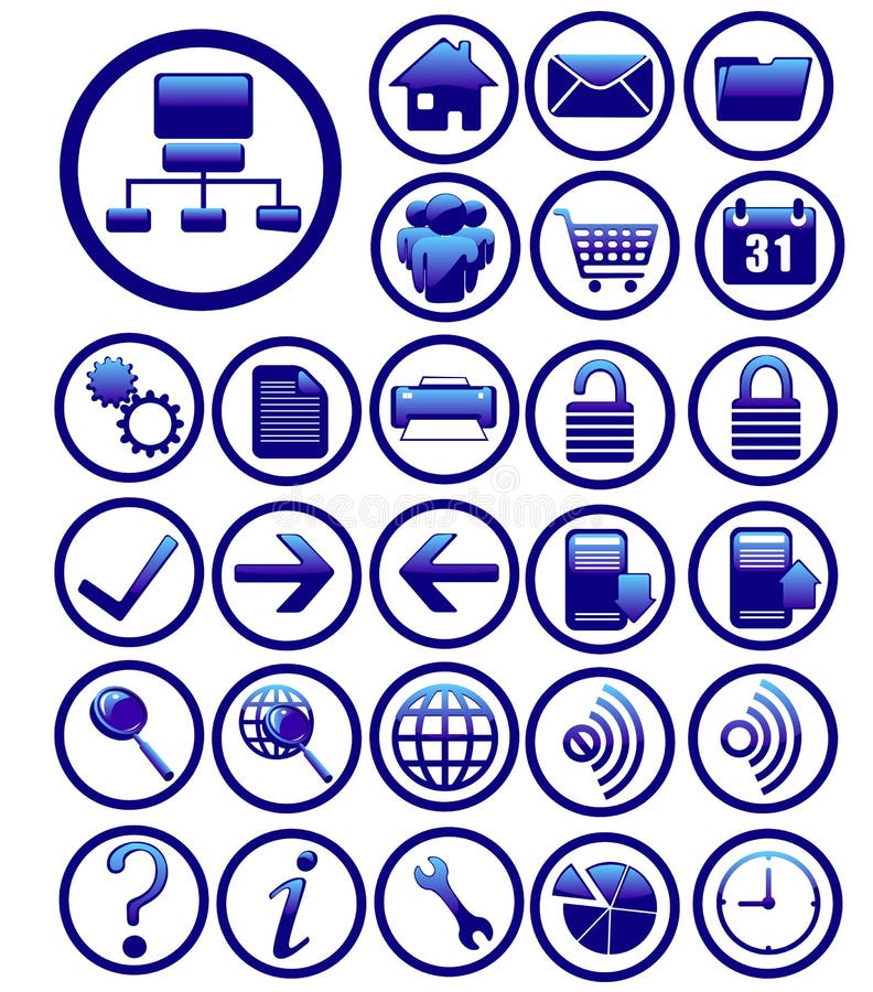 Buttons stock illustration. Illustration of clipart, links - 165309