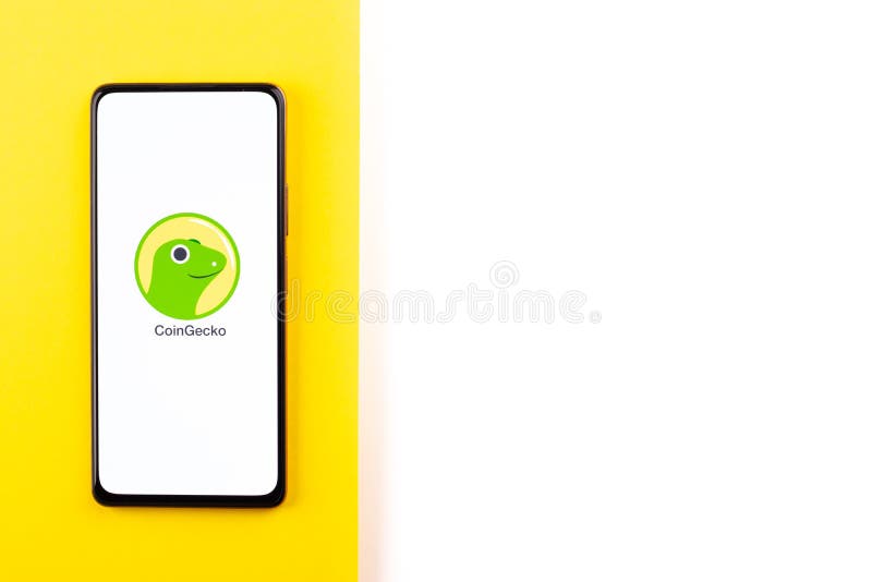 West Bangal, India - January 7, 2022 : CoinGecko Logo on Phone Screen ...